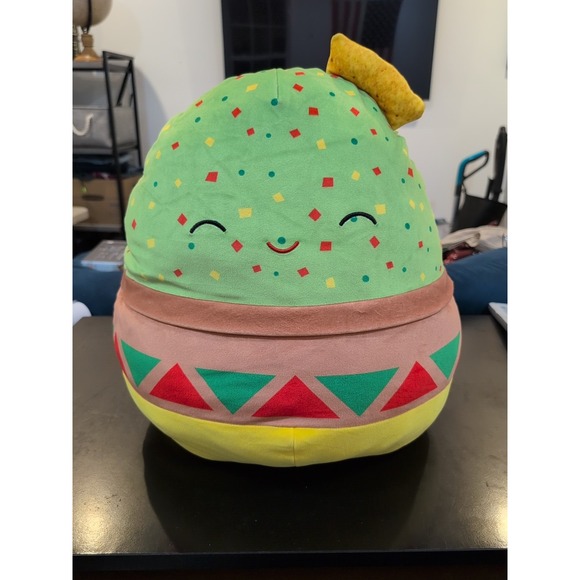 Squishmallows | Toys | Squishmallows Gideon The Guacamole Chip Plush ...